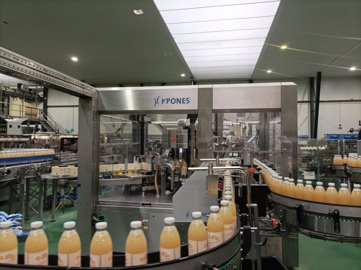 For sale: Krones complete aseptic PET bottling line (2015)